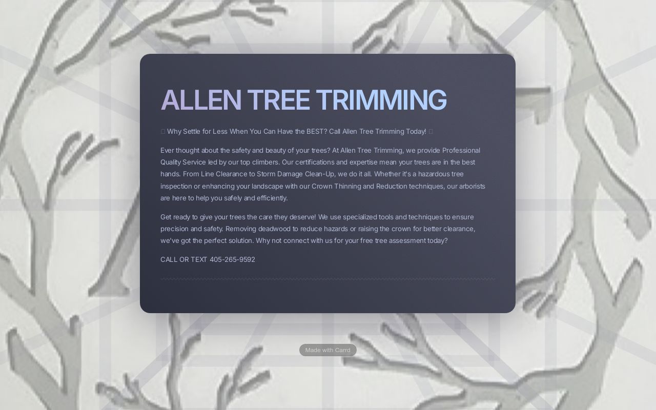 Allen Tree Trimming